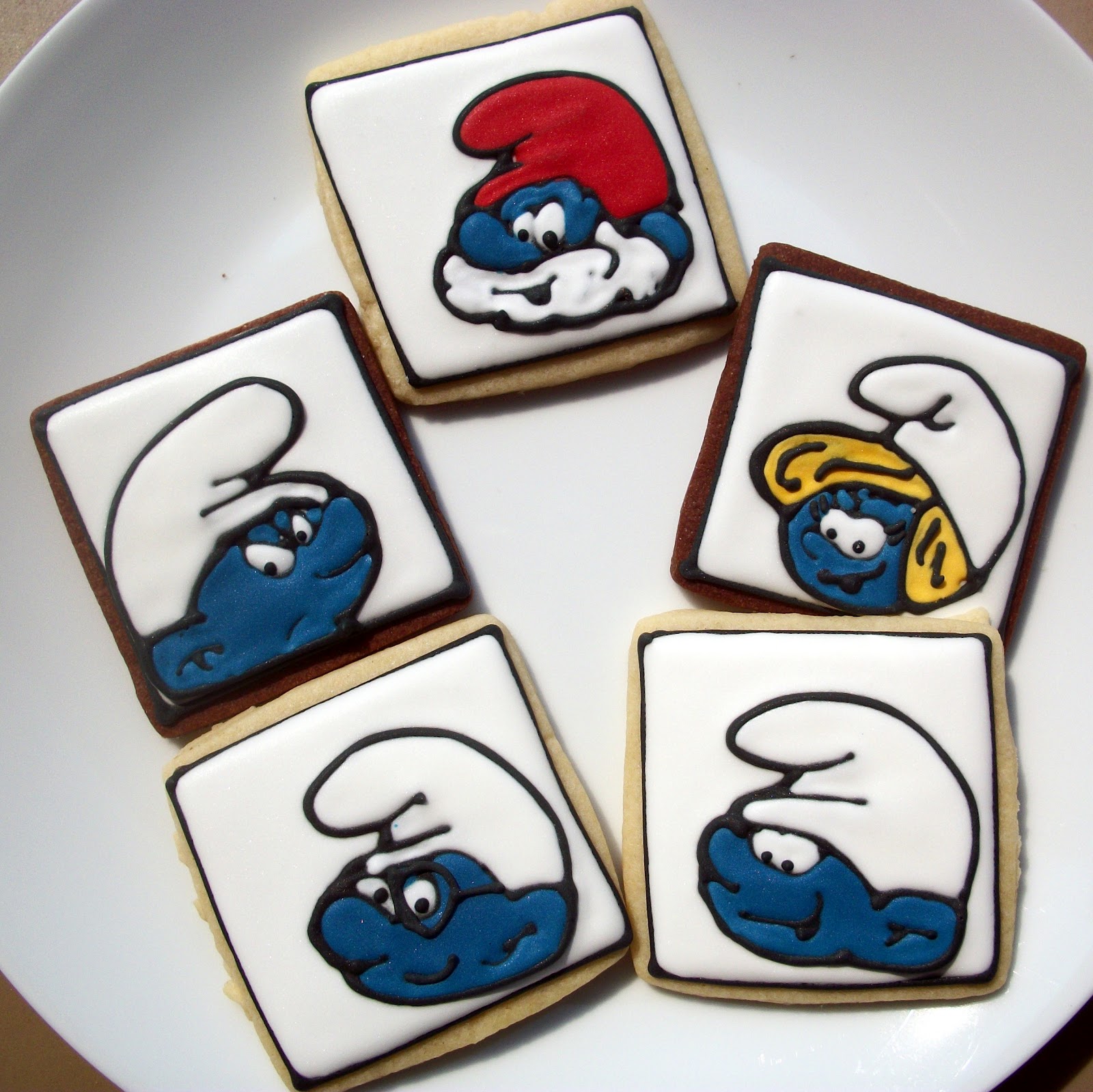 Cookies By Kacey: Smurfs!