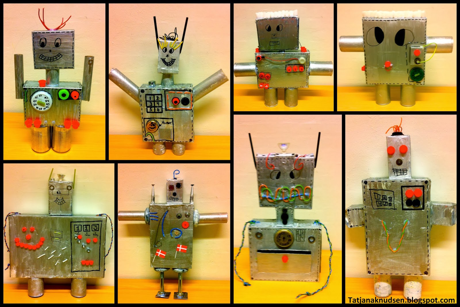 Meet The Creative Part of Me : Skrotrobotter lavet af 3. årgang