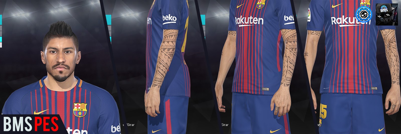 PES 2018 380 Faces & Tattoos REPACK by bmS ~ PES-ID | Download Gratis ...