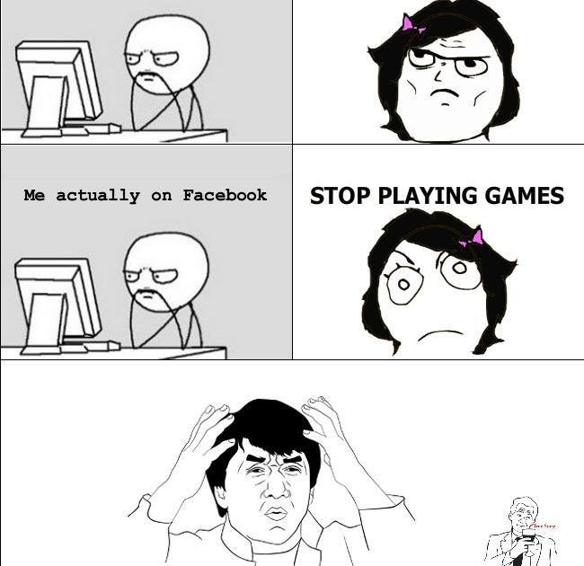 Laugh It Loudly :-): Stop Playing Games
