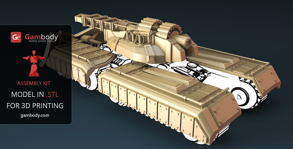 Command and Conquer - Mammoth Tank Accessories 3D Print Files - Set 2 ...