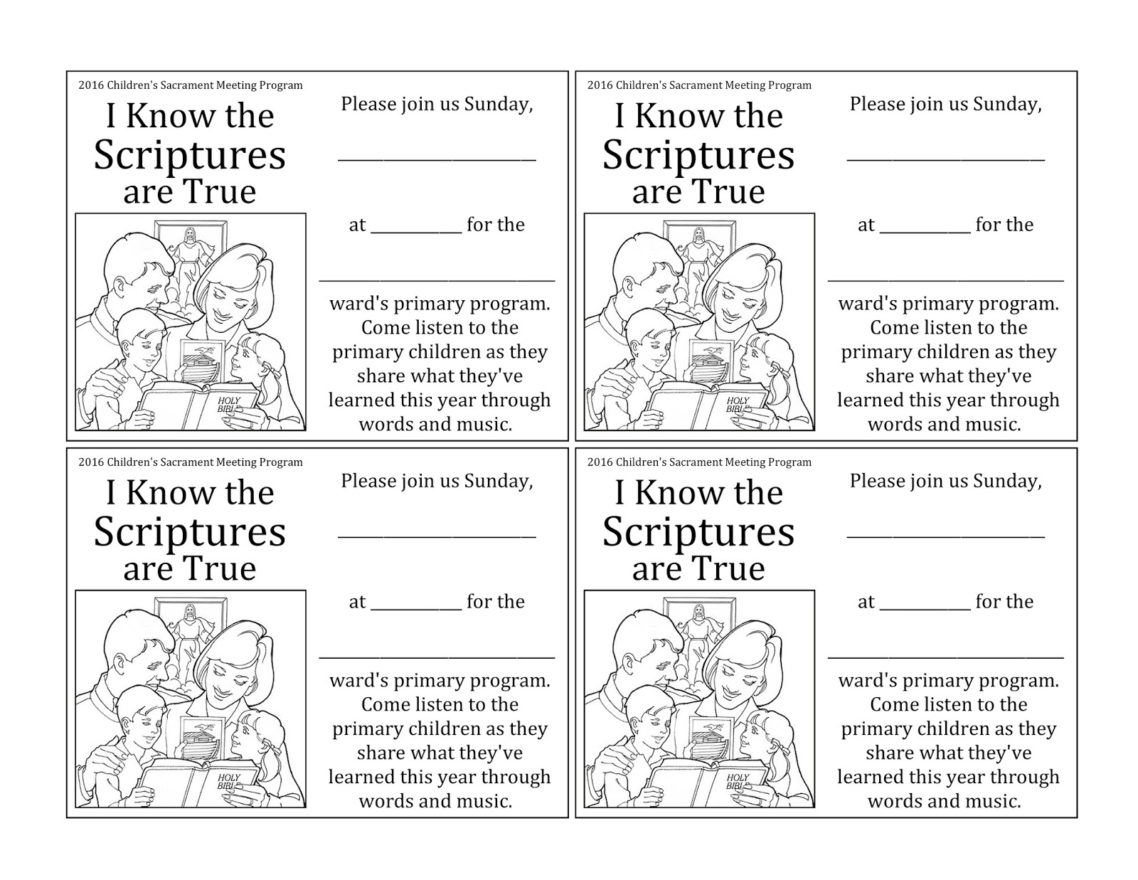 Example Of A Program To Invitation