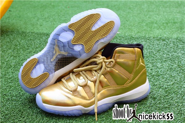 Celia Lin: Authentic Air Jordan 11 Golden PE From Nicekickss.net