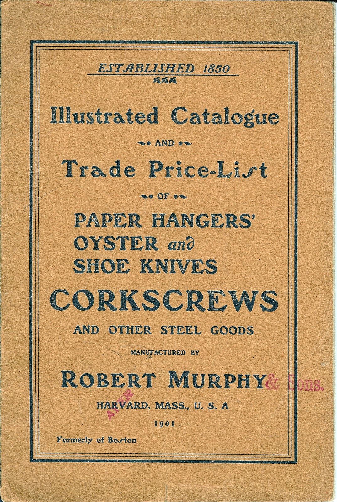 R. Murphy Knife Company: Company History