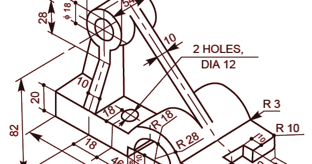 OpenSCAD Snippet Pad: Cad Exercises - Bracket