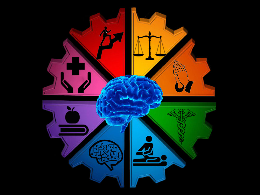 Psychological spread over a wide field