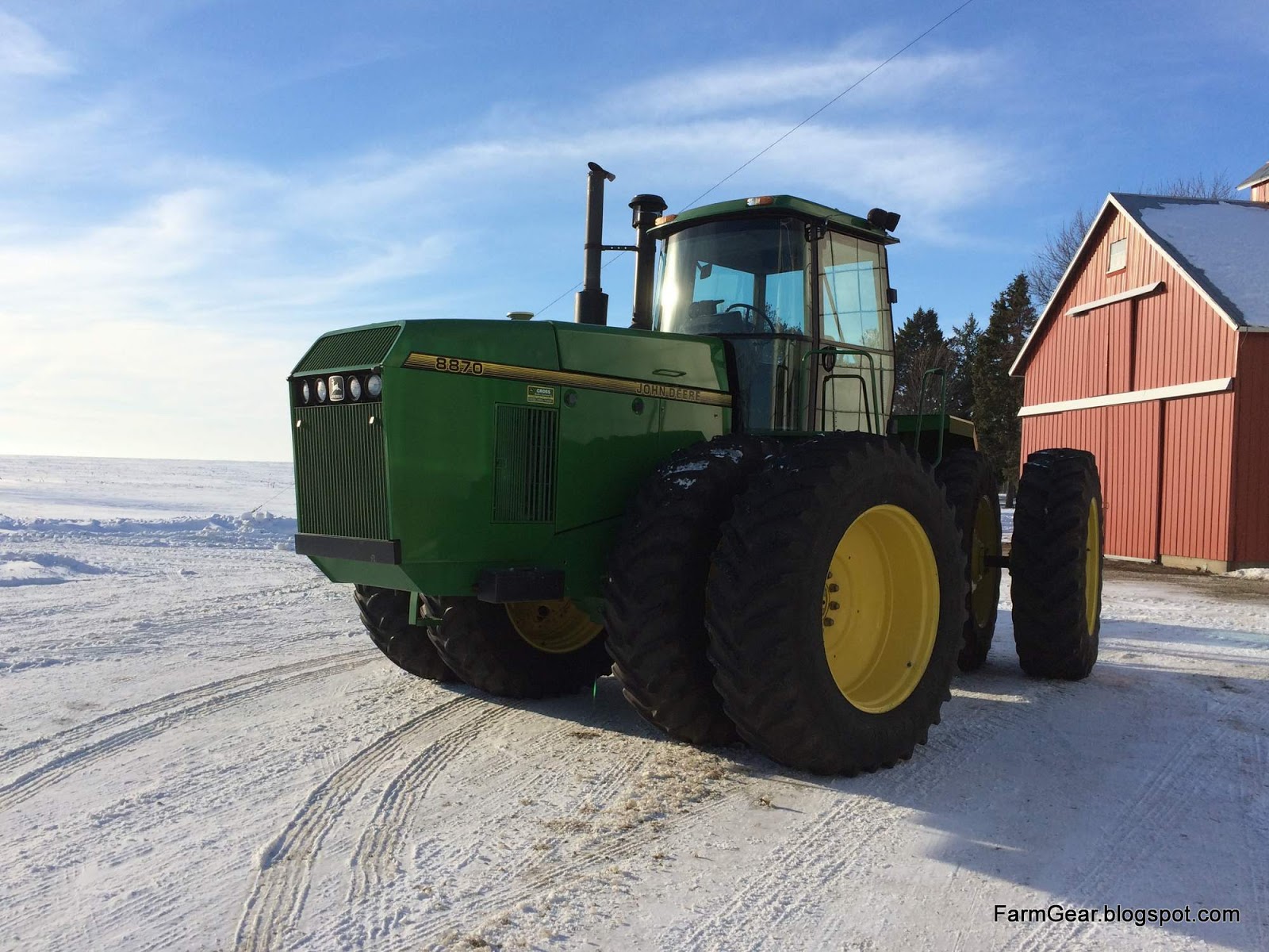 Farm Gear for Sale: John Deere 8870 4 Wheel Drive Tractor- 1996
