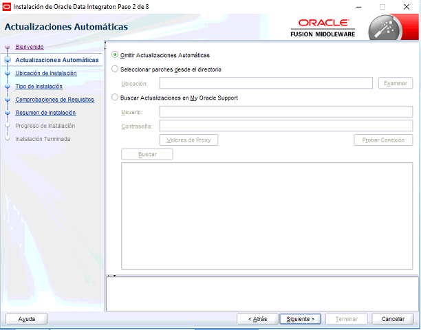 BI: 1. Instalación ODI 12c - Repositorios - Agente