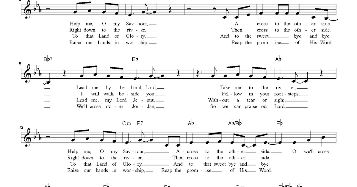 Share My Journey: New Hymn for today . . . 'Crossing Over Jordan'