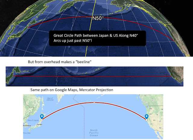 Flat Earth Insanity: Flat Earth Follies: Great Circle Lies of the Flat ...