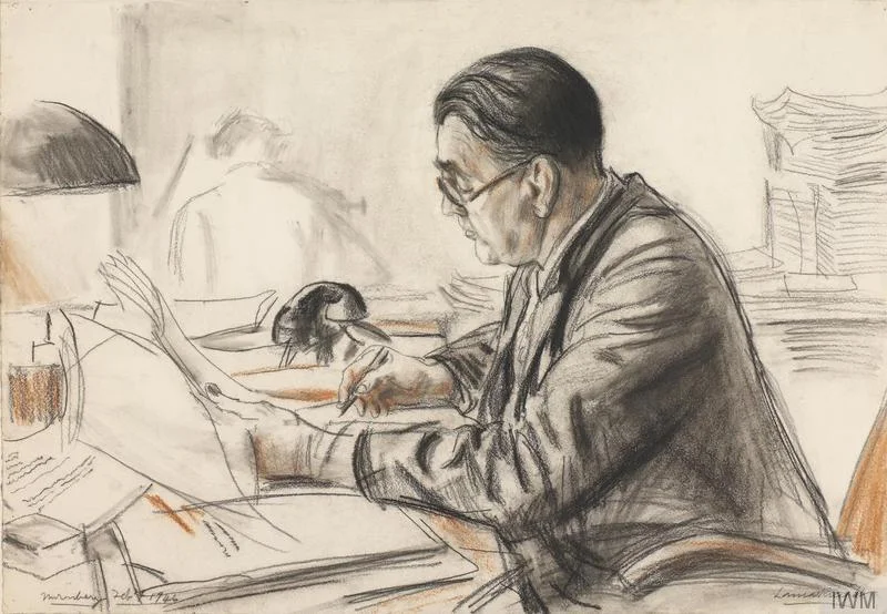 Laura Knight | The Nuremberg Trial, 1946 | Tutt'Art@ | Pittura ...