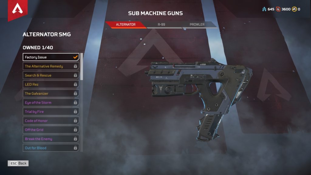 Daftar Senjata Apex Legends