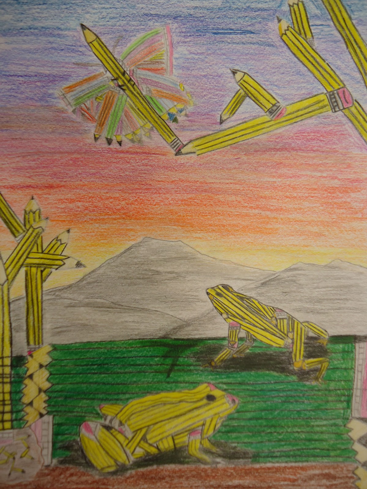 Mini Matisse: No. 2 Pencil Challenge