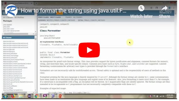 How To Format The String Using Java util Formatter Class Playlist how-to-format-the-string-using-java-util-formatter-class-playlist