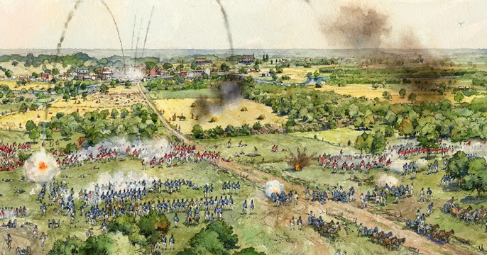 My Brave Fusiliers!: Bird's Eye View Battle Maps