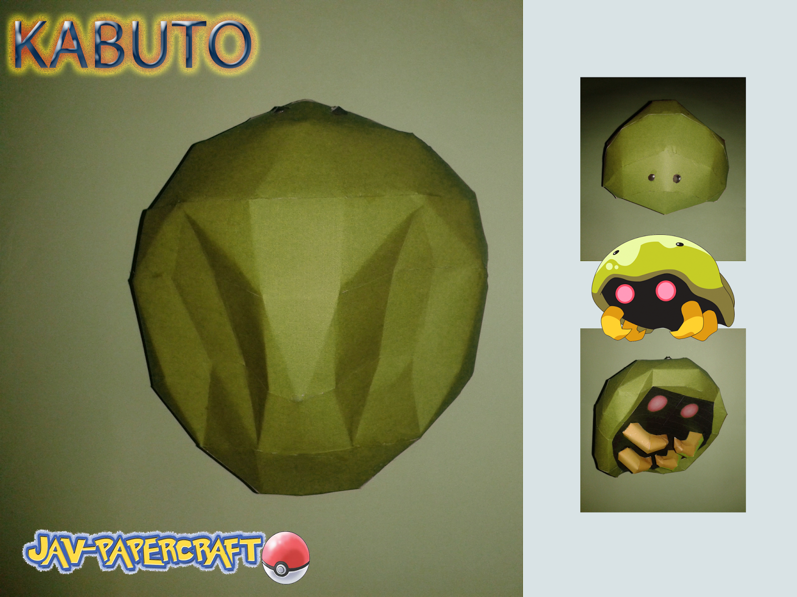 Kabuto Paper Model ~ Paperkraft.net - Free Papercraft, Paper Model ...