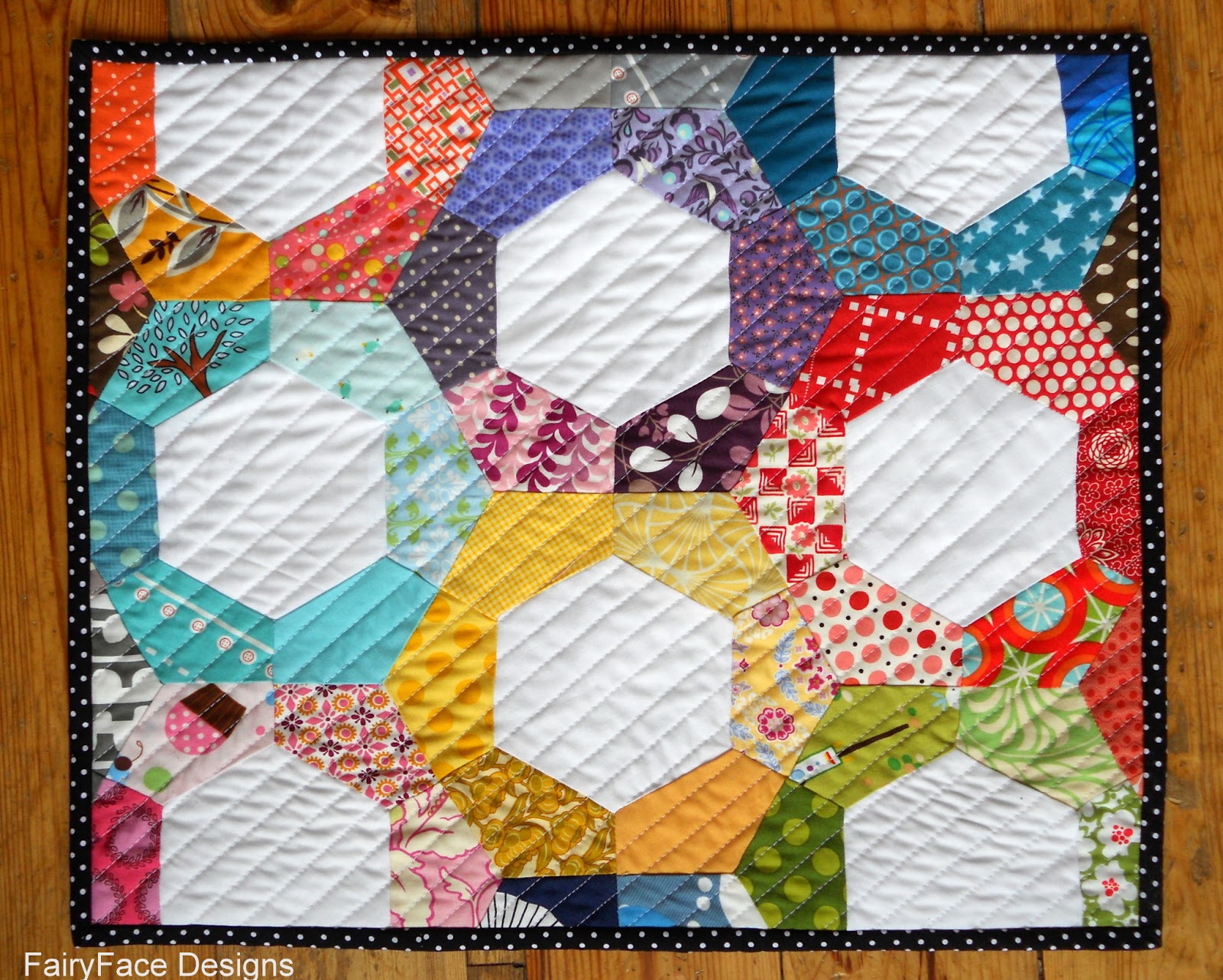FairyFace Designs: Bangles Modern Mini Quilt