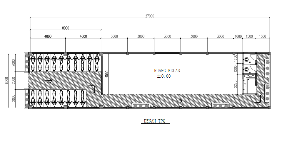 Desain dan Gambar Gedung TPQ Nurul Quran - TPQ Nurul Qur'an