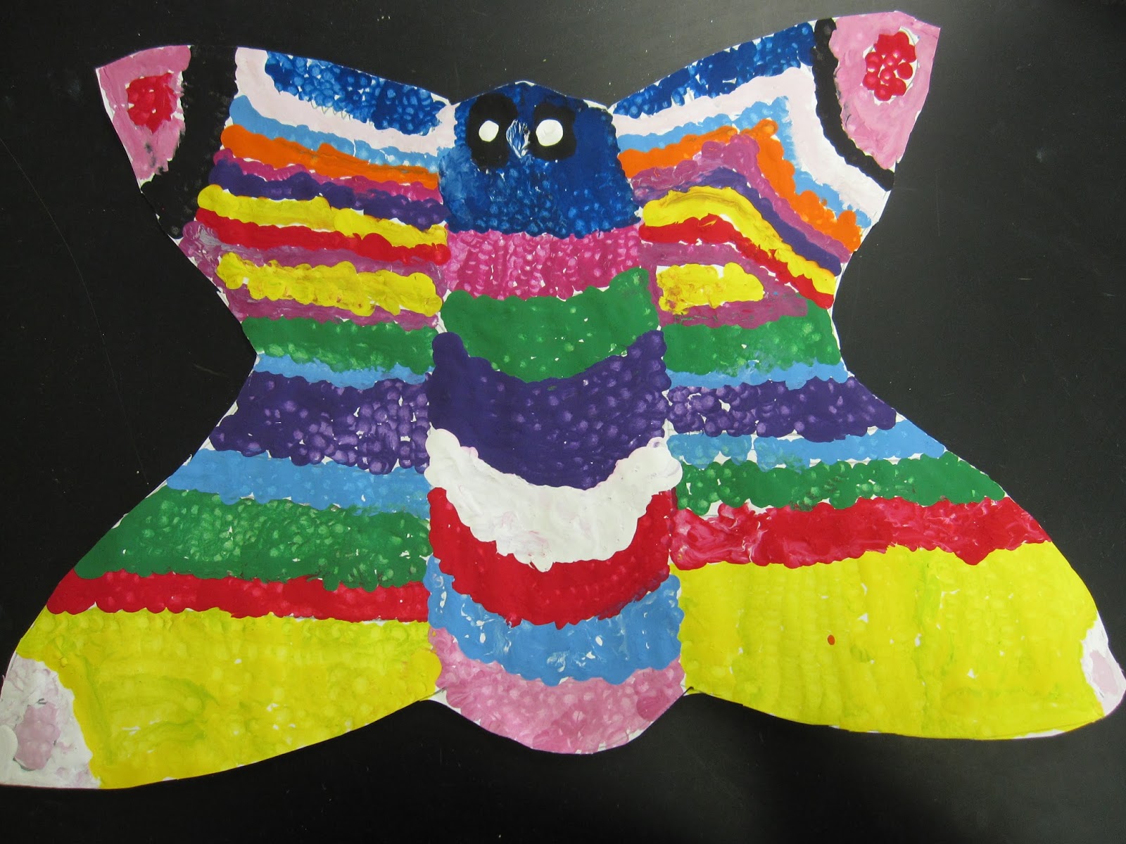 El Sol Art: Pointillism Butterflies