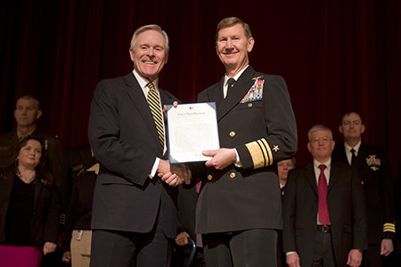 The Trident: Naval Academy Awarded Third Meritorious Unit Commendation