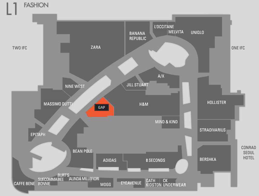 Korean Travel Online - International Style Shopping at IFC Mall in Yeouido