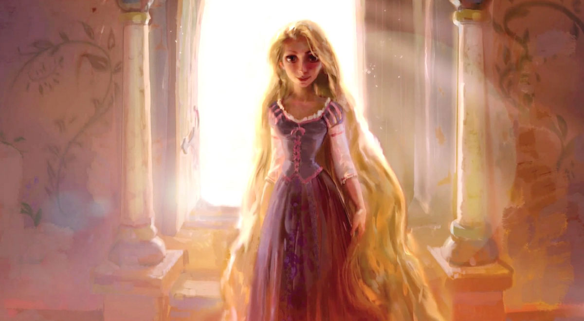 Living Lines Library: Tangled (2010) - Visual Development: Color Keys