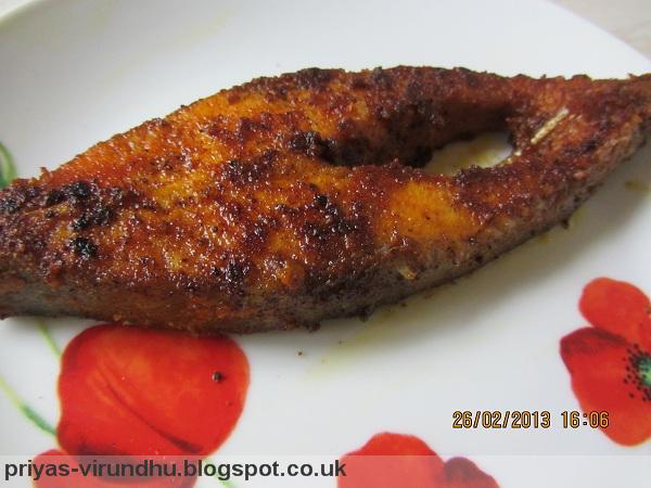 Priya's Virundhu: Fish Fry Recipe [South Indian Style]