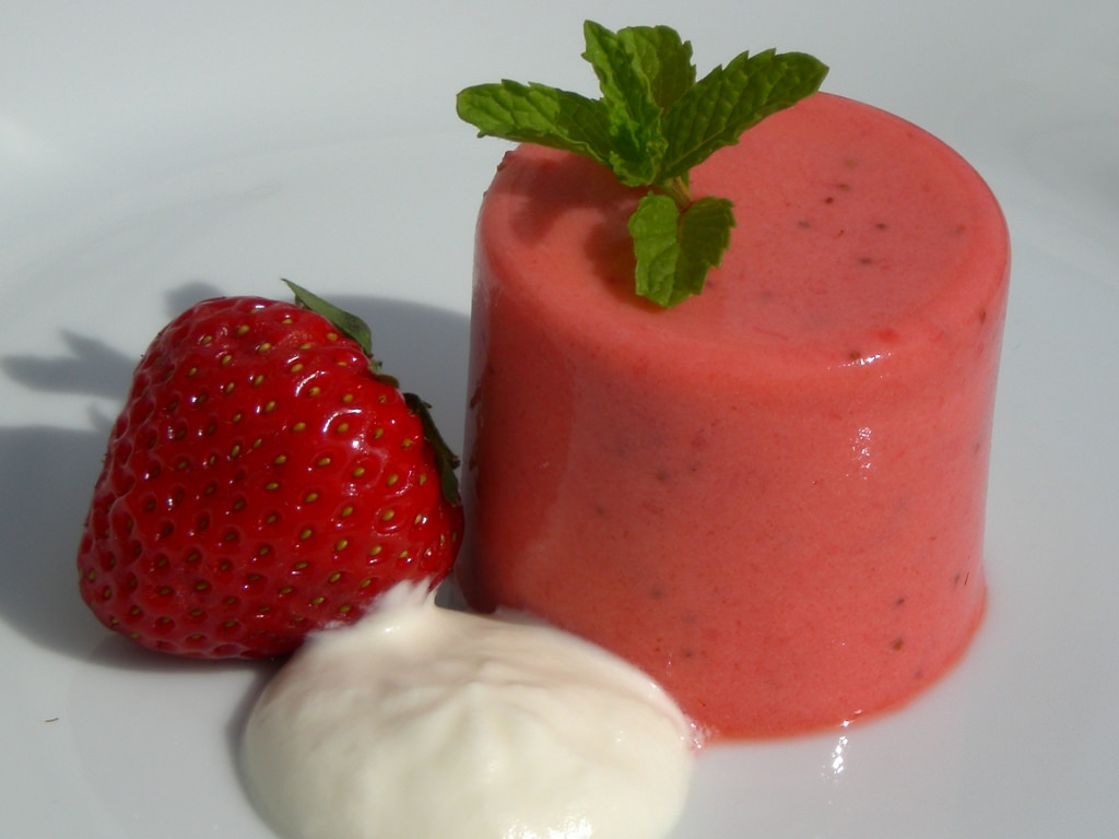 Flan De Fraise | idee repas