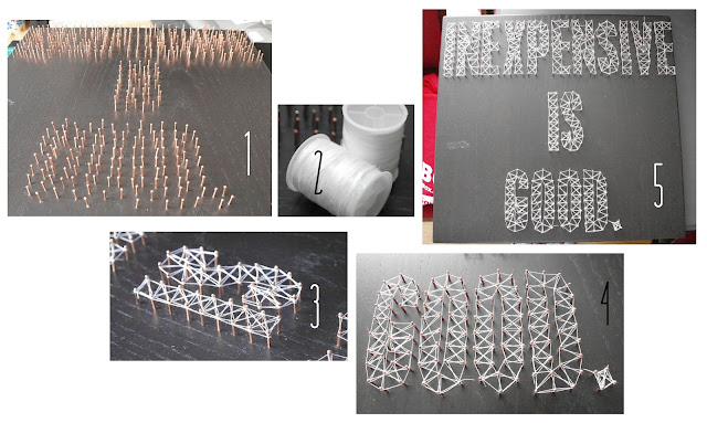Easy like DIY: DIY Project #4 - String Word Art