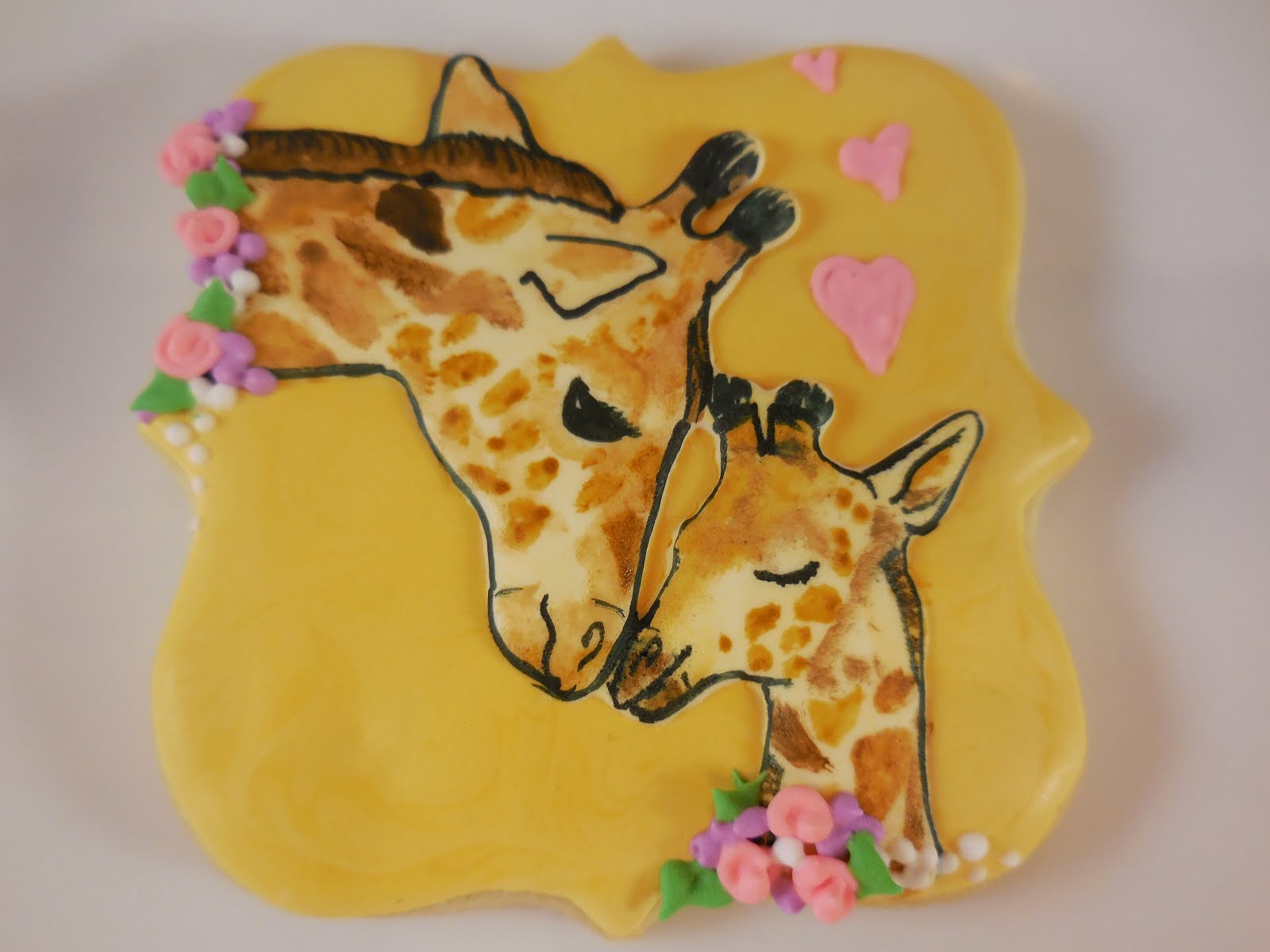 Something Sweet: Giraffe Birthday Cookies