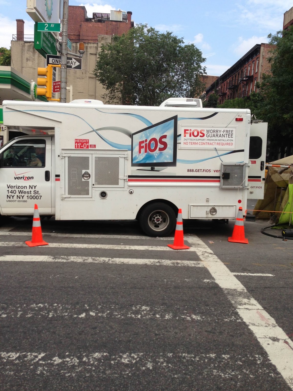 EV Grieve: Resident curious/irked about Verizon truck idling on Second ...