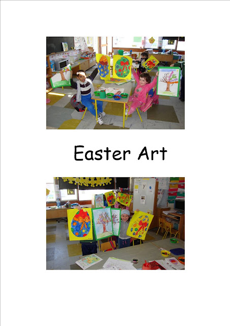 Art, Music and Drama Page: Easter art in Junior Infants