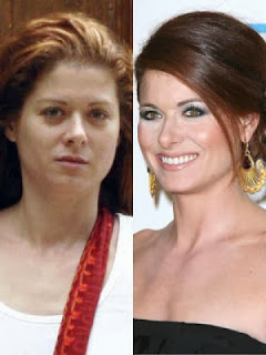 Celebrity make-up miracles | Celebrity scandals | Comparison: with and ...