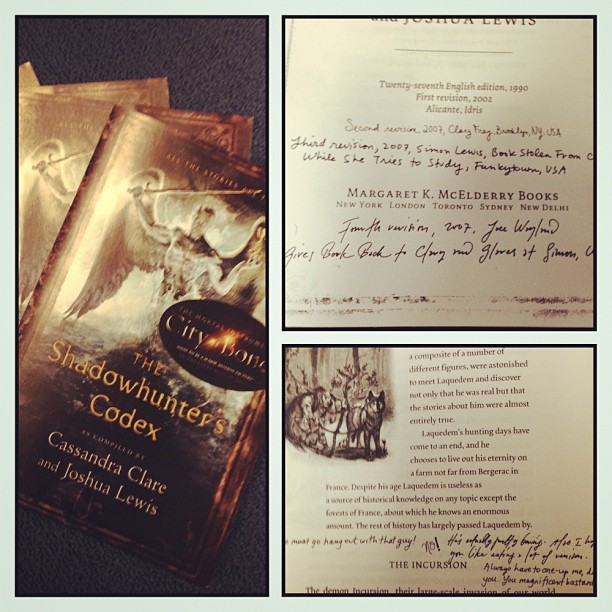 Sneak Peek at 'THE SHADOWHUNTER'S CODEX' From Simon Schuster Canada ...