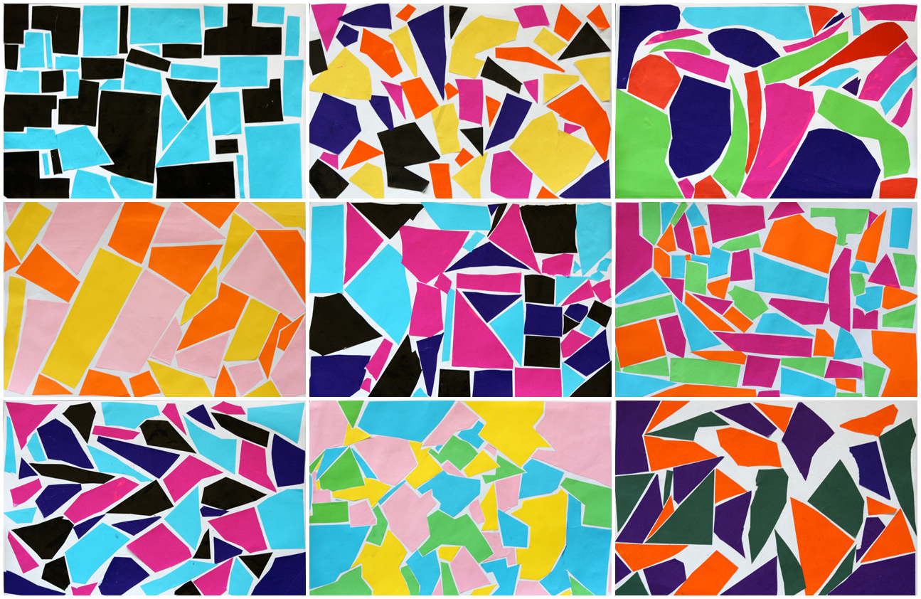 Art With Mr Hall: Abstract Mosaic Collage II