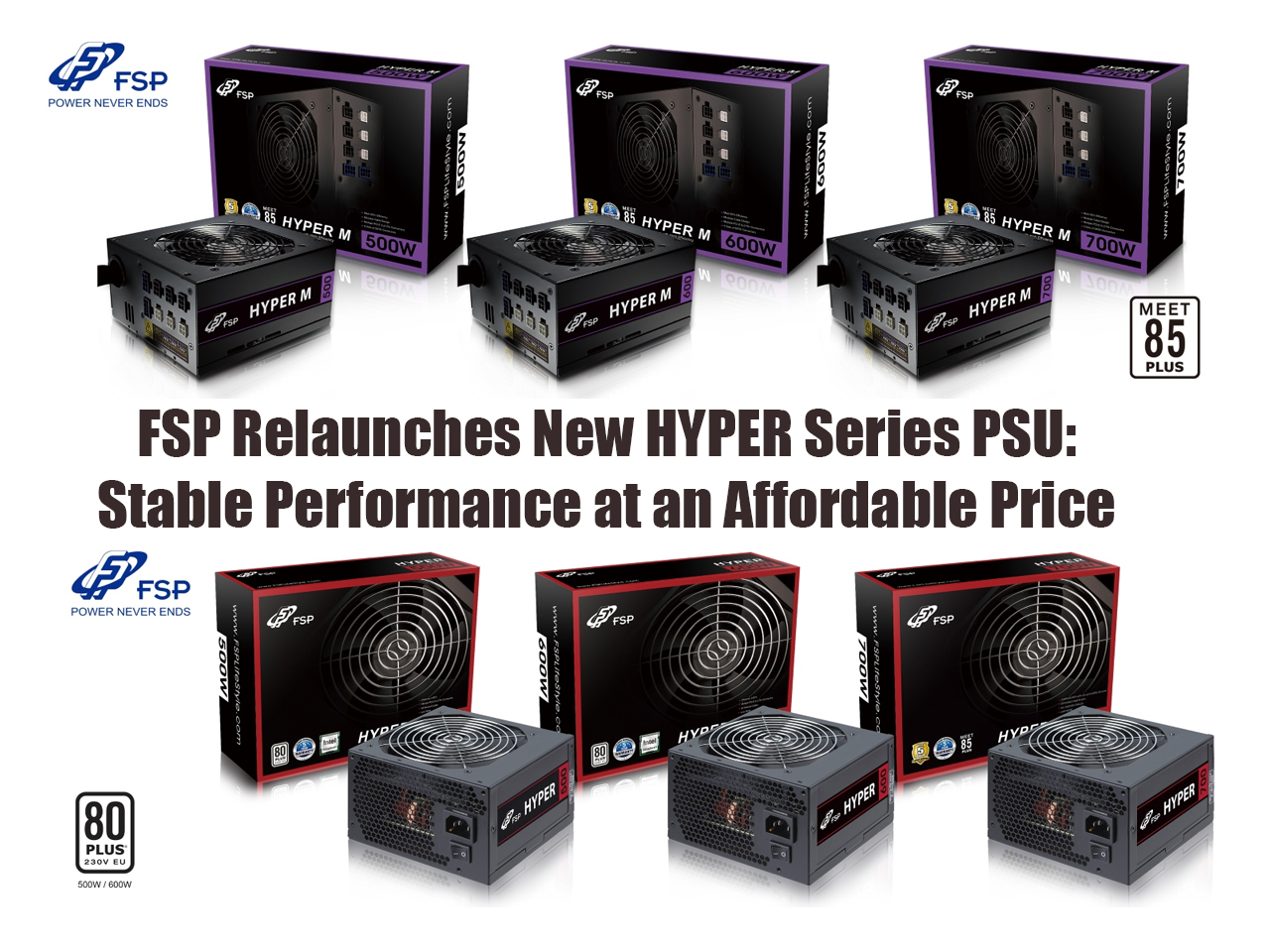 FSP Relaunches New HYPER Series PSU: Stable Performance at an ...