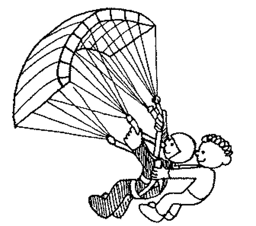 Skydiver Coloring Coloring Pages