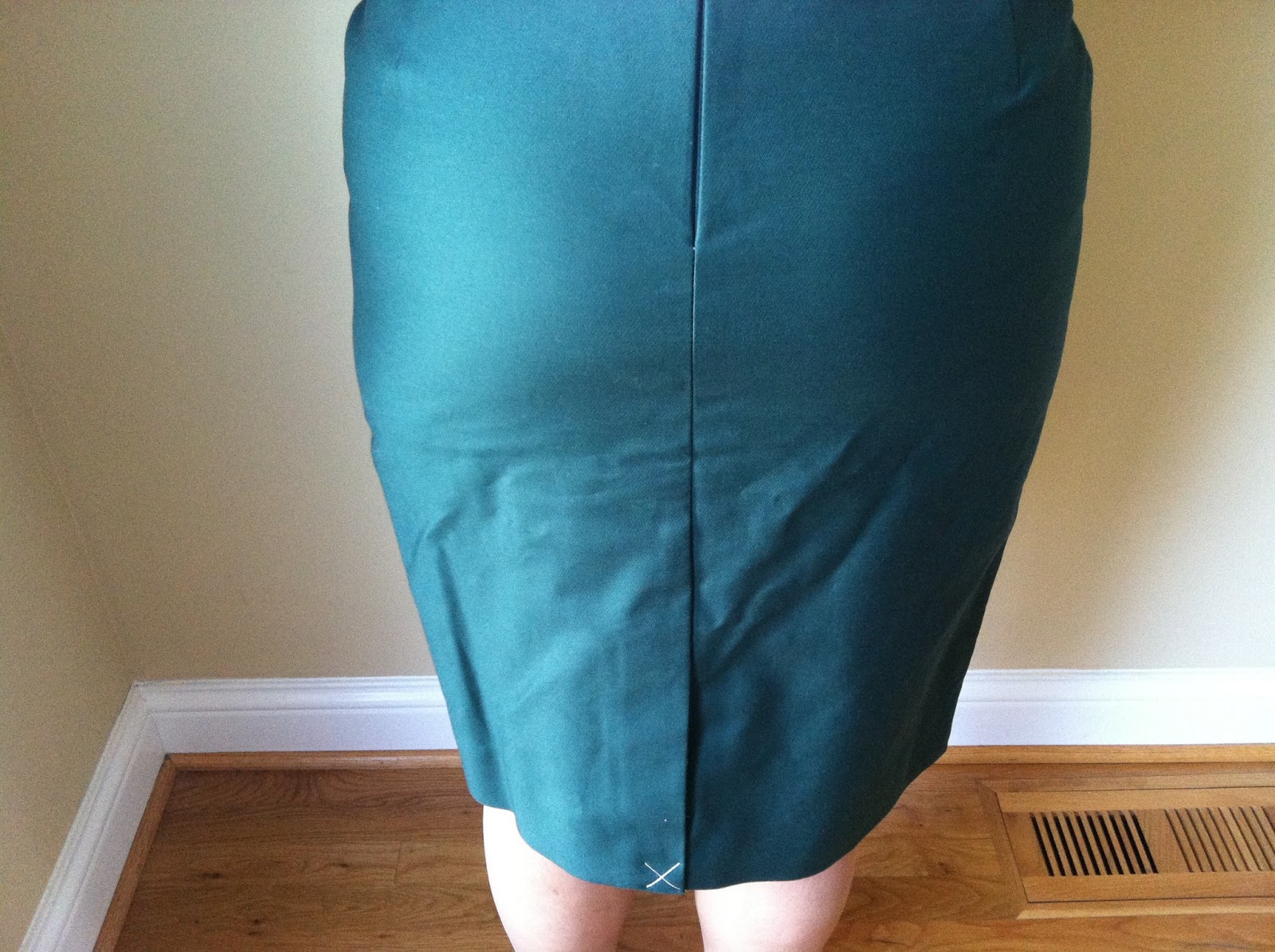 J. Crew No. 2 Pencil Skirt in Double-Serge Cotton-Academic Green ...