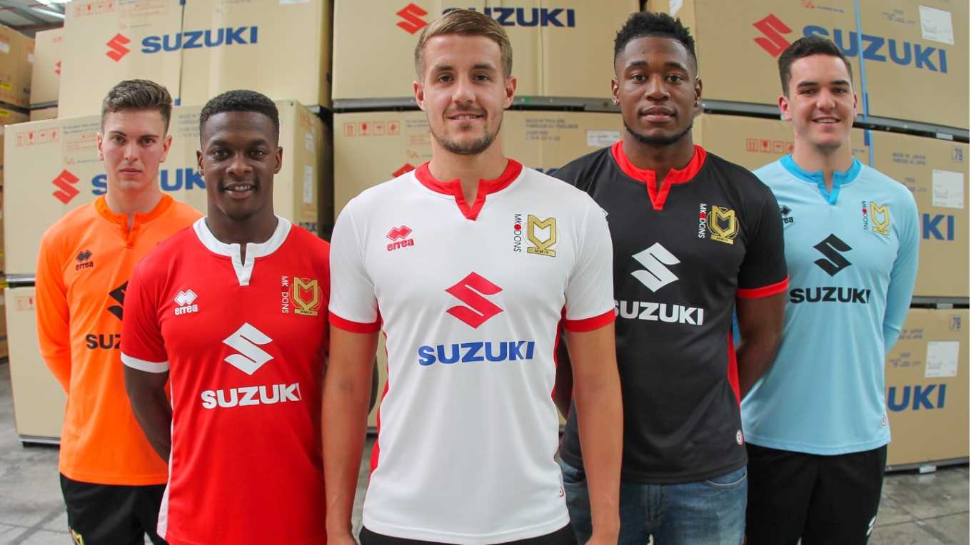 MK Dons 17-18 Home, Away & Third Kits Revealed - Footy Headlines