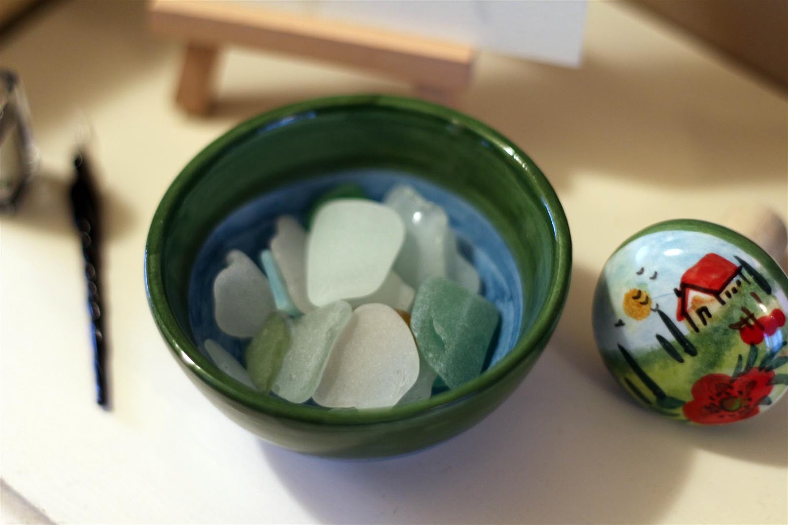 emuse: Sea glass storage and display ideas