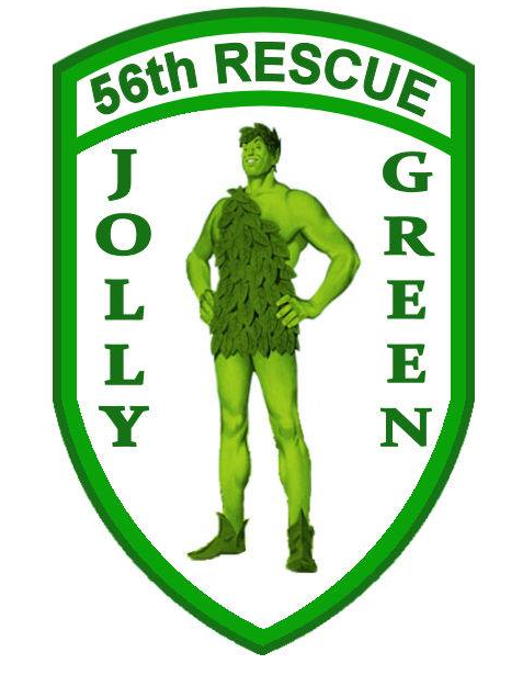 THE USAF RESCUE COLLECTION: WANTED!: USAF 56th RQS / Jolly Green Patch