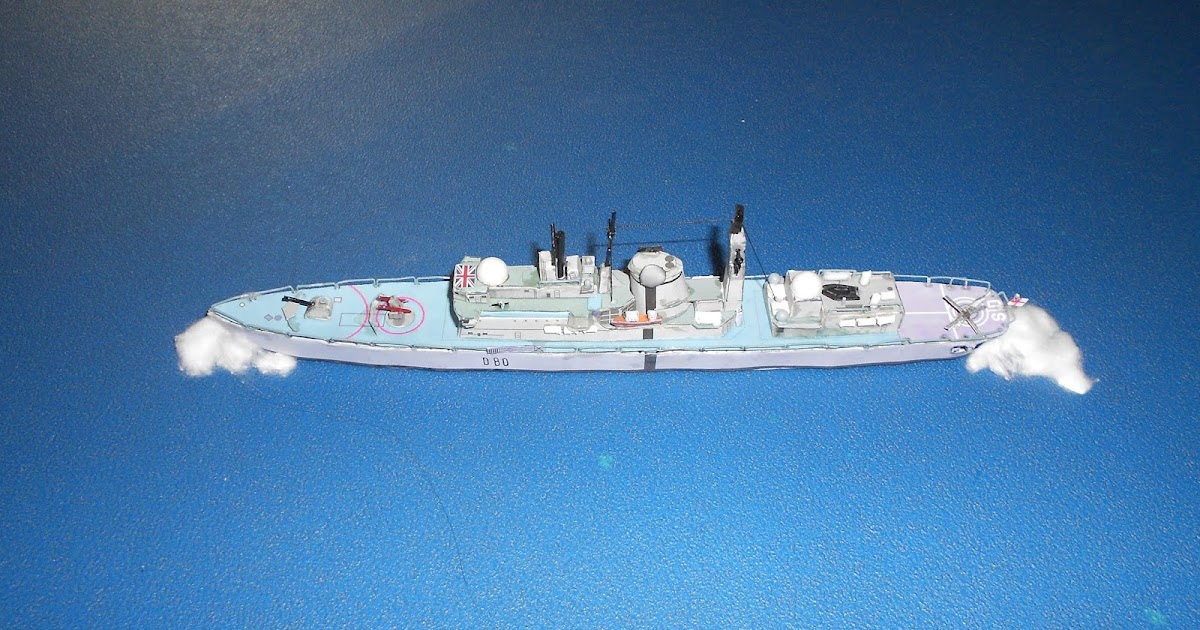 LAS MAQUETAS DE MAMARRO - PAPER MODEL: DESTRUCTOR HMS SHEFFIELD ...