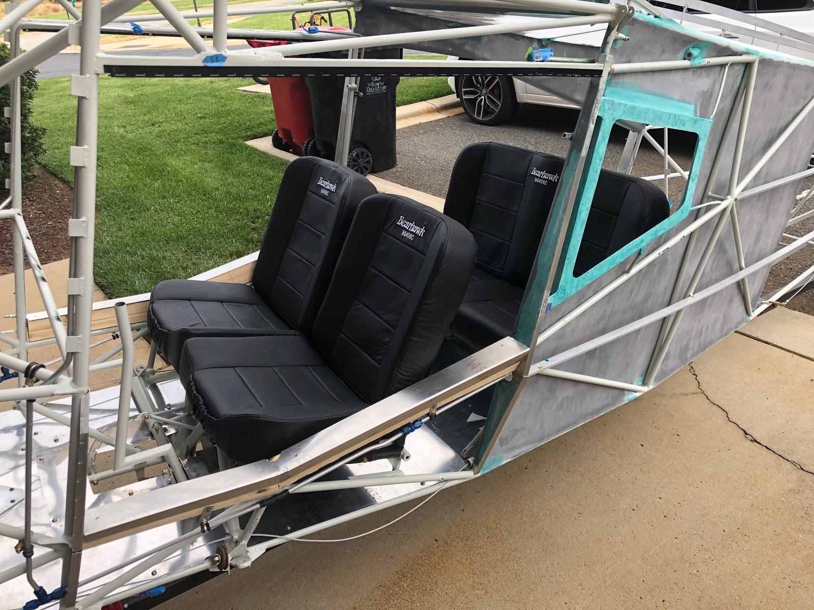 N6408C Bearhawk 4 Place Builders Log: Upholstered Seats!