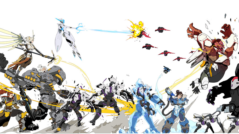 Overwatch 2, Null Sector, Battle, 8K, #7.236 Wallpaper PC Desktop