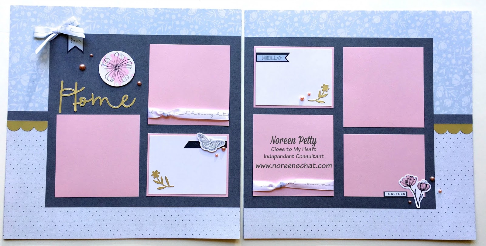 Noreen's Scrap N Chat: CTMH Home Scrapbook Layout