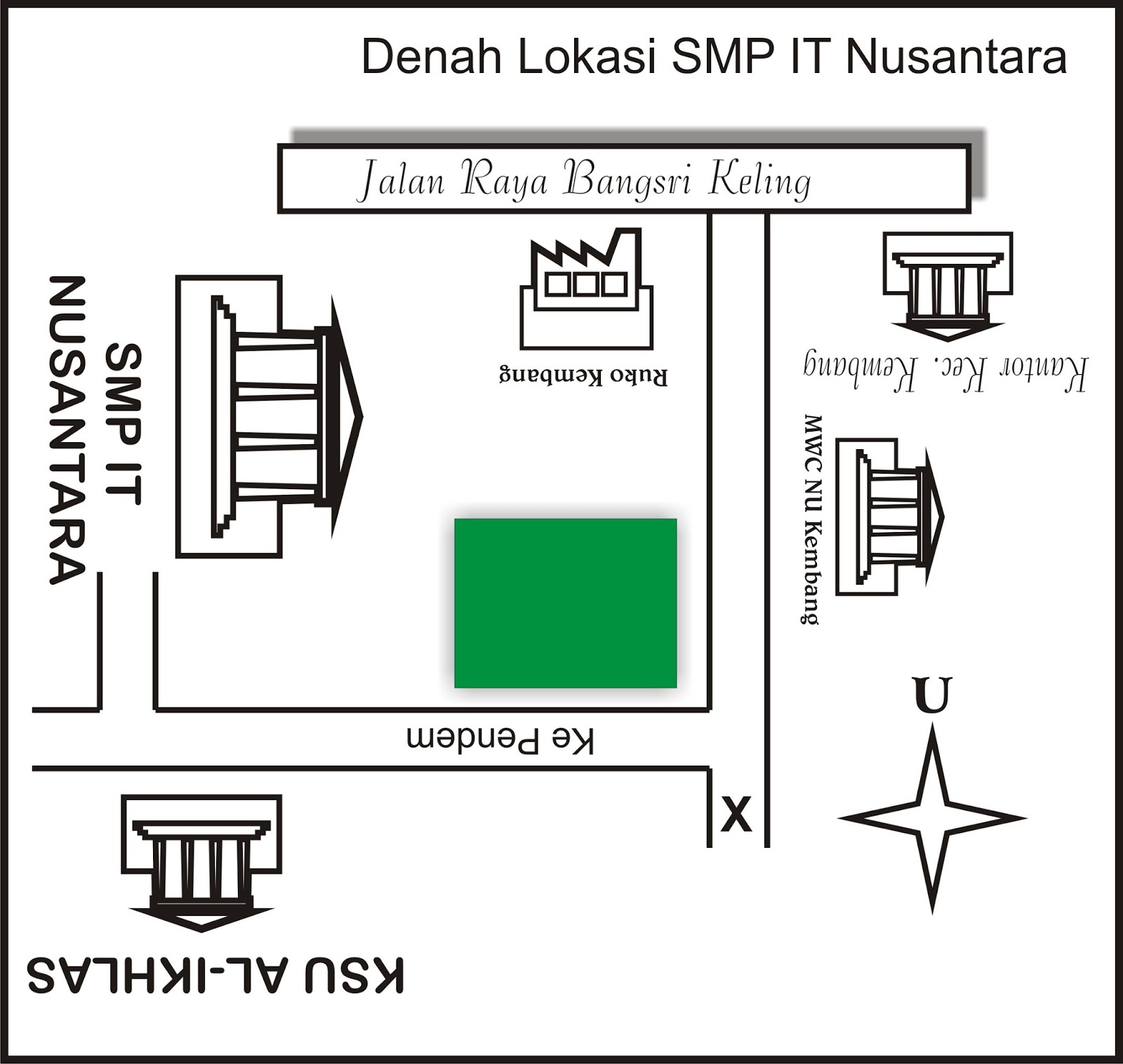 Denah SMP IT Nusantara Jepara - SMP ISLAM TERPADU NUSANTARA KEMBANG