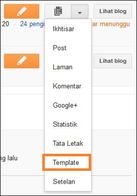 Cara Edit Template Blog Tampilan Antarmuka Blogger Baru