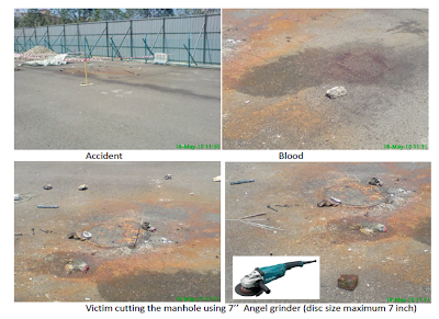 Fatal Accident - Hand Grinder ~ BSMH3183 OSH II