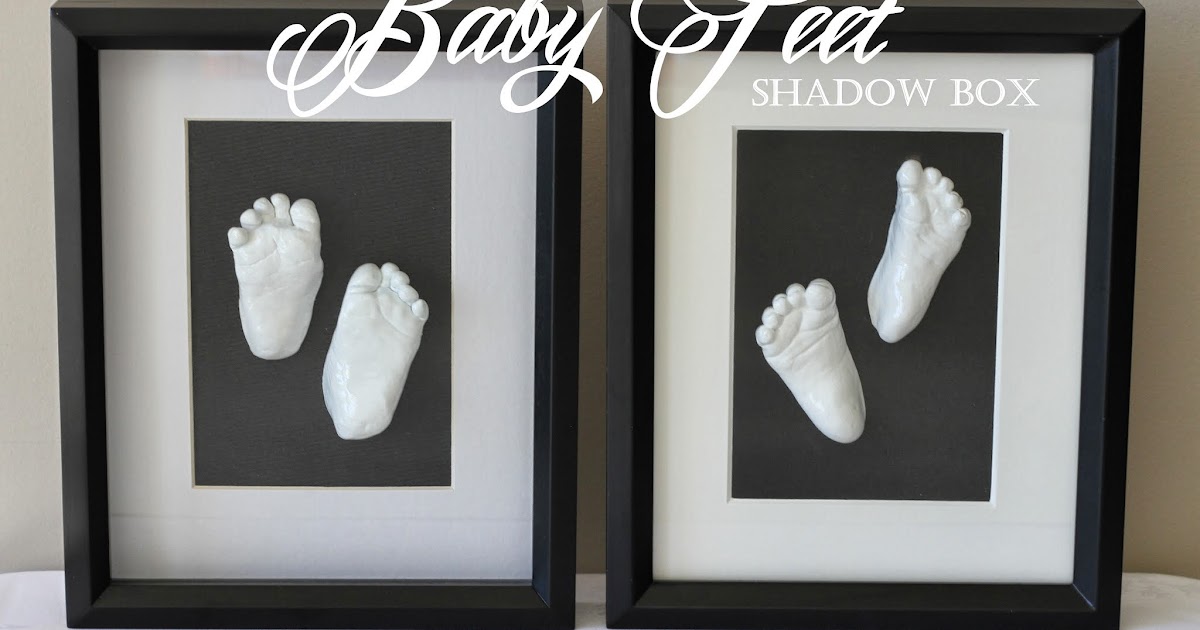 I Love Doing All Things Crafty: Baby Feet Shadow Box Keepsake - DIY ...