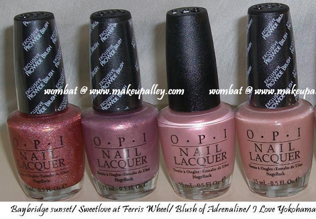 Blushed Wombat...: OPI Yokohama Collection Full review/ swatch (Cherry ...